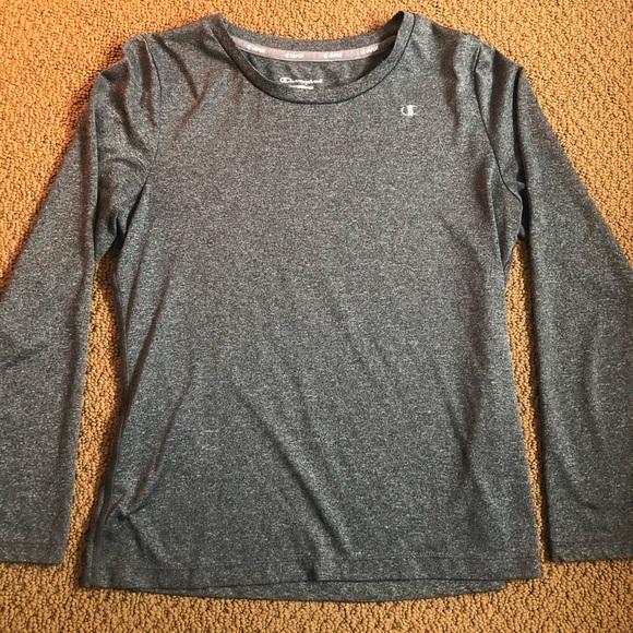 Champion | Tops | Grey Champion Workout Shirt | Poshmark